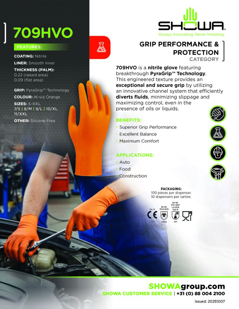 SHOWA Gloves 709HVO · Single Use Gloves
